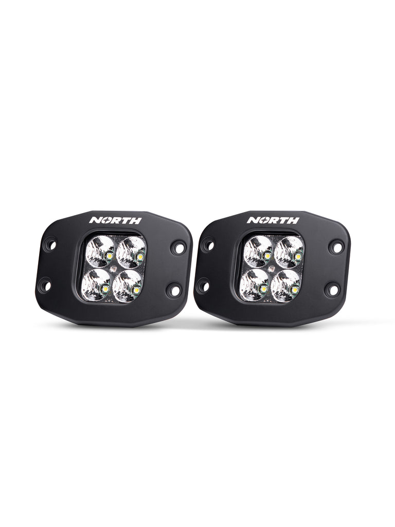 Flush Mount LED Light Pods & Wiring Harness – MOVE Bumpers