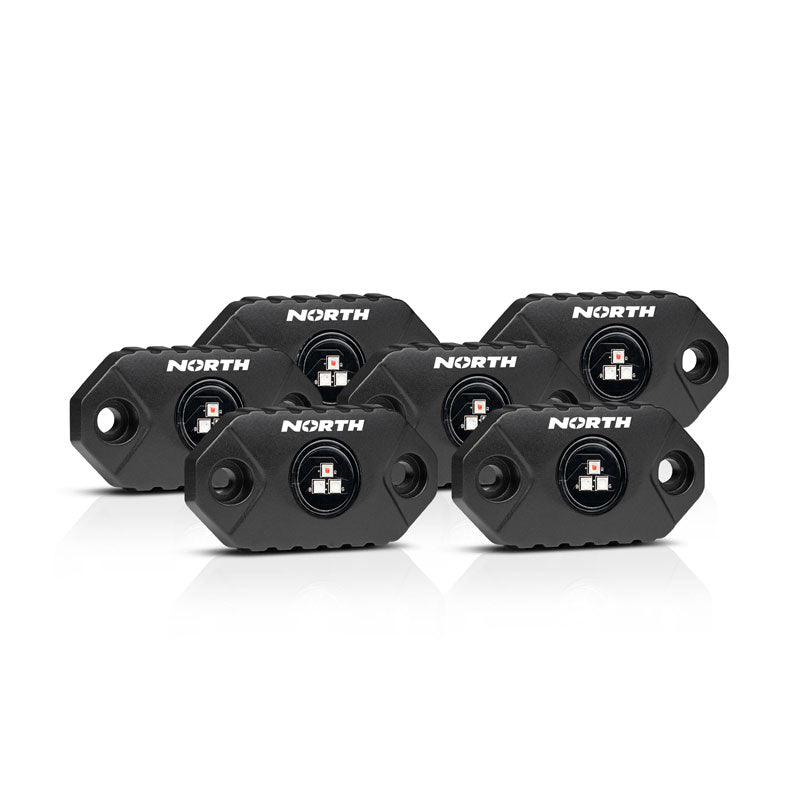 6 or 8-Piece - Multi-Color (RGB) LED Rock Lights – MOVE Bumpers