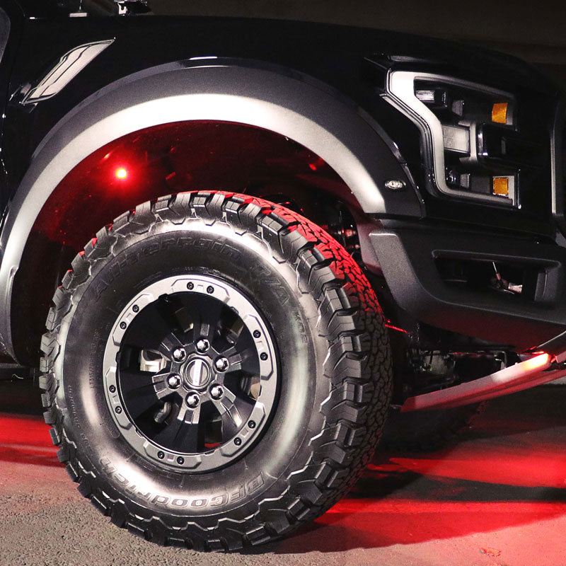 8-Piece - Single Color LED Rock Lights – MOVE Bumpers